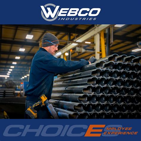 Webco Industries On Linkedin Webco Offers A Team Driven Atmosphere Opportunities To Work With