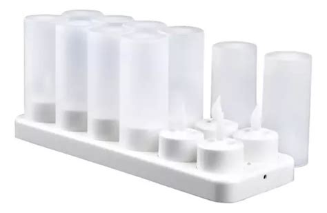 Velas Electrónicas Led Recargables Realistas Meses Sin Interés