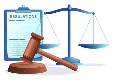 Concepto De Leyes Y Reglamentos Vector Premium