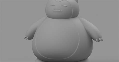 Pokemon Kabigon Autodesk Community Gallery