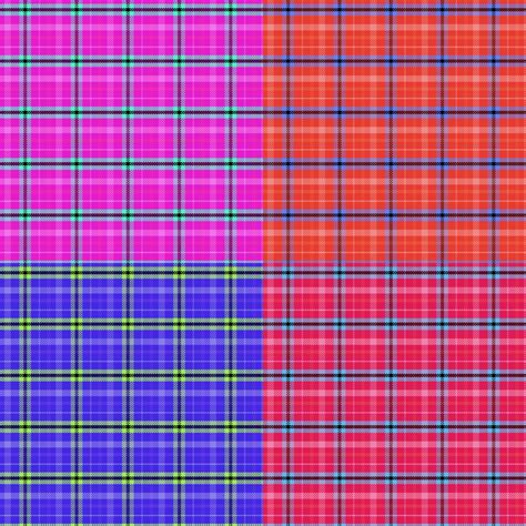 Plaid Fabric Pattern Multi Color Design For Fabric Textile Curtain