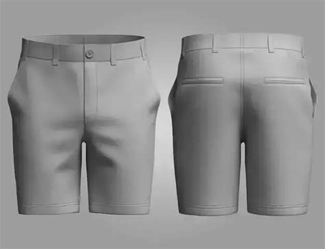 Shorts 3d Modal 3d Model Cgtrader