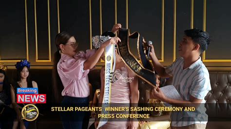 Stellar Pageants 2023 Winners Sashing Ceremony And Press Conference
