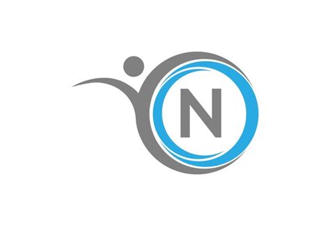Premium Vector Creative Latter N With Man Unity Combination Icon Logo