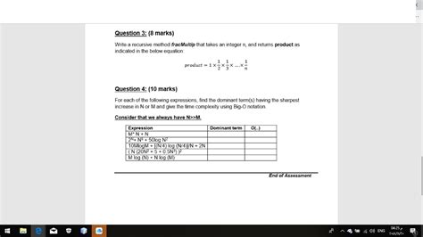Solved Question 3 8 Marks Write A Recursive Method
