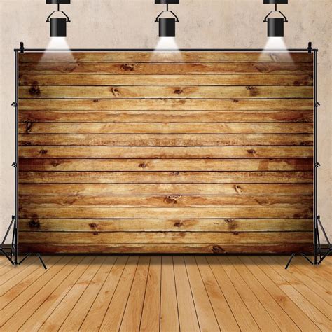 10x8ft Wood Backdrop Rustic Wooden Wall Brown Vintage Large Photo