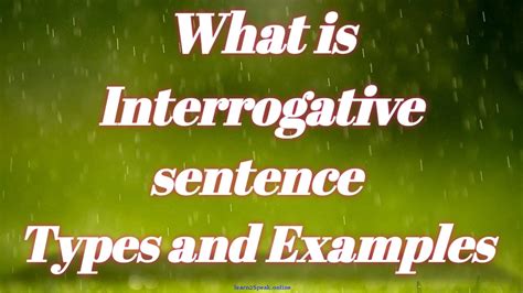 Interrogative Sentence গঠনের কৌশল সহজ ও কার্যকর পদ্ধতি Learn2speak