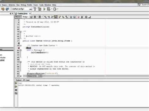 Ejercicio Java Netbeans Jframe YouTube