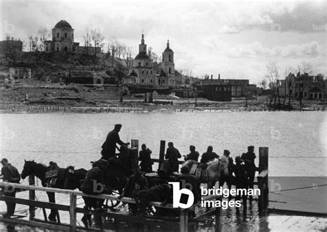 Image Of German Troops Cross The Dnieper 1941 Bw Photo