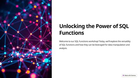 Unit 5 Introduction To Oracle And Sqlpptx