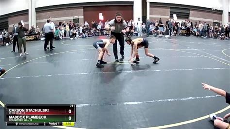 75 Lbs Round 2 6 Team Maddox Plambeck Roundtree Wa Vs Carson