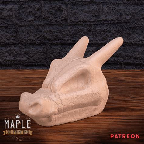 Charizard Skull Solid And Hollow Pokemon 3d Model By Maple 3d
