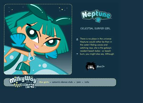 Milky Way And The Galaxy Girls In 2004 Web Design Museum