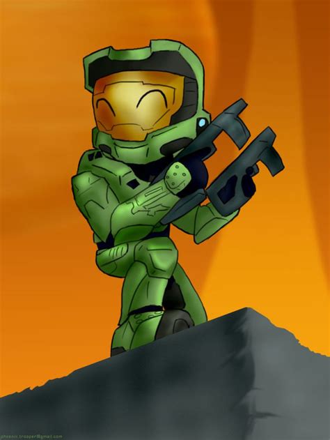 Chibi Master Chief By Phoenixtrooper On Deviantart