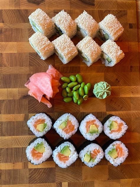 Nr1 Sake Avokado Ebi Maki Ledenīte Cafe Nr1 Sake Avokado Ebi Maki Ledenīte Cafe