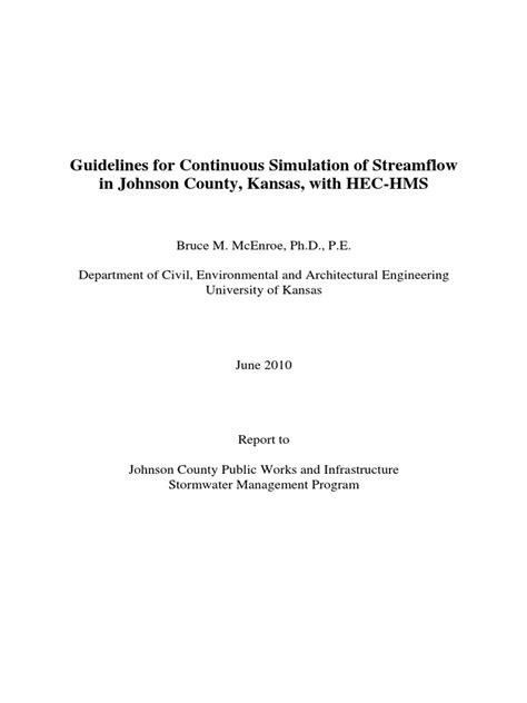 continuous simulation with hec hms pdf evapotranspiration groundwater