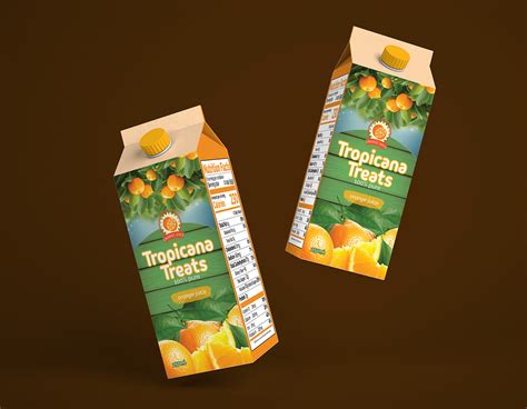Juice Box Packaging Design 2 Images Behance