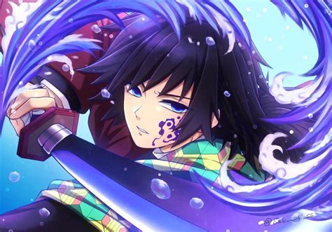 Save And Follow Giyu Tomioka • Water Hashira • Demon Slayer • Kimetsu