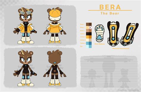 Bera The Bear Sonic Oc Ref Sheet By Superbecky On Deviantart