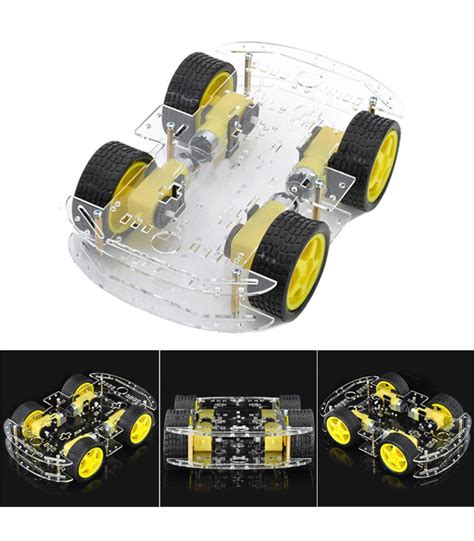 Smart Robot Kit Carro 4wd Para Arduino