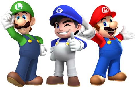 Mario Luigi And Smg4 By Noe0123 On Deviantart