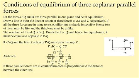 Three Coplanar Parallel Forces Pptx