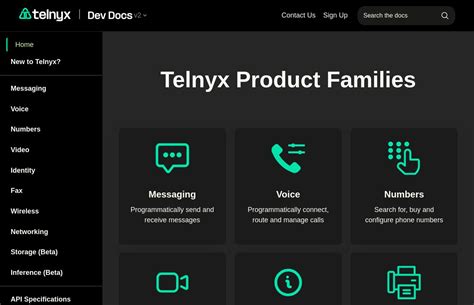 telnyx api apislist