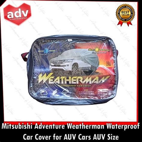 Mitsubishi Adventure Weatherman Waterproof Car Cover For Auv Cars Auv