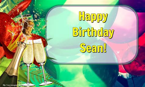Greetings Cards Sean Greeting Cards With Name