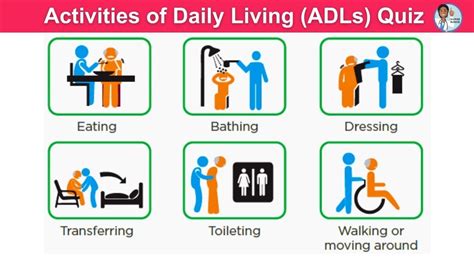 Activities Of Daily Living Adls Quiz With Nurse Eunice Youtube