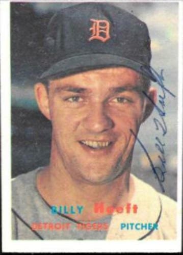 Billy Hoeft Autographs And Memorabilia Sports Baseball