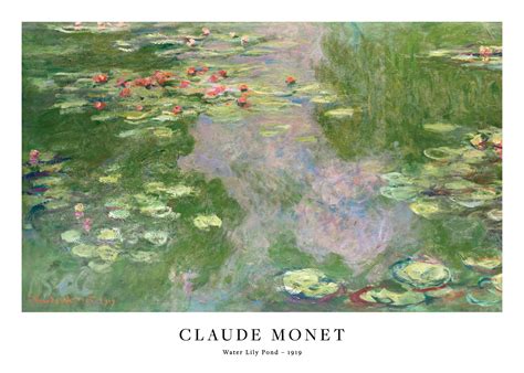 Monet Water Lily Pond Art Print Claude Monet Poster Desenio