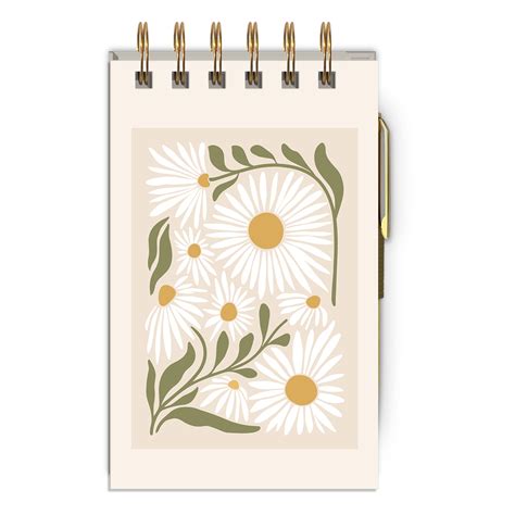 Flower Market Daisy Jotter Notepad Lady Jayne