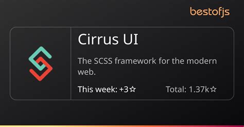 Best Of Js • Cirrus Ui