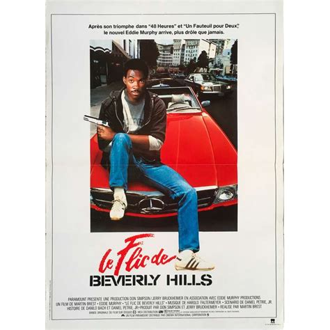 Beverly Hills Cop French Movie Poster 15x21 In 1984