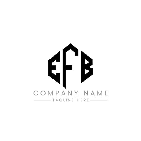 Premium Vector Efb Letter Logo Design With Polygon Shape Efb Polygon