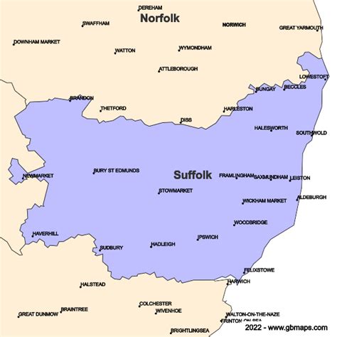 Suffolk County Boundaries Map