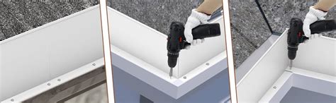 Bjades Gutter Valley Splash Guard6 Pcs Aluminum Roof Valley Splash