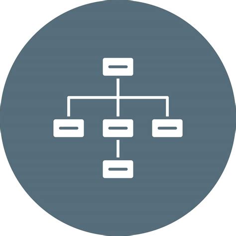 draw hierarchy icon vector image suitable for mobile apps web apps