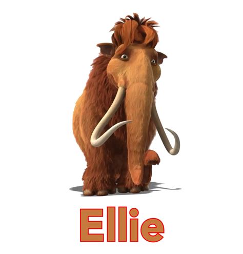 Ice Age Characters Ellie