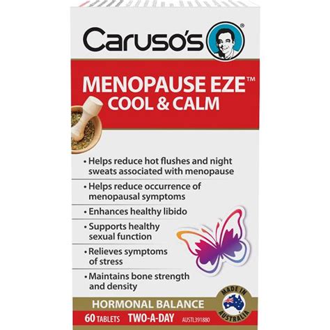 Carusos Menopause Eze 60 Tablets
