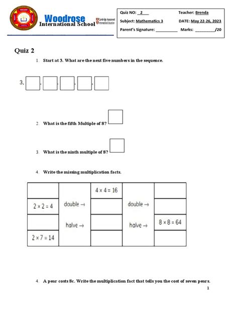 Maths 3 Quiz 2 Pdf Maths 3 Quiz 2 Pdf