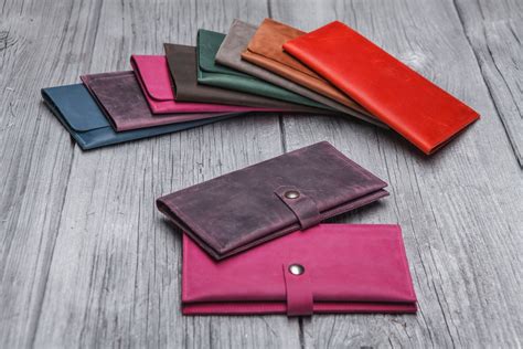 Slim Wallet Women Ladies Leather Wallet Small Wallet Personalized