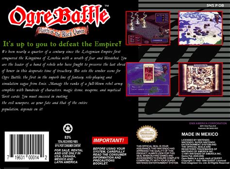 Tgdb Browse Game Ogre Battle The March Of The Black Queen
