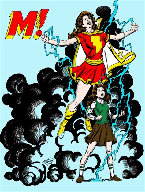 Jerry Ordways Mary Marvel Colored By Swartzie On Deviantart
