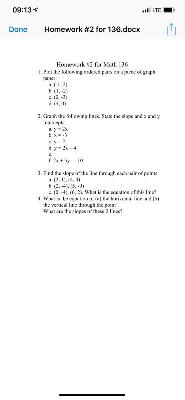 solved 09 13 Ủ lted done homework 2 for 136 docx homework