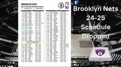 Brooklyn Nets Schedule Printable Free Printable Schedule 2026