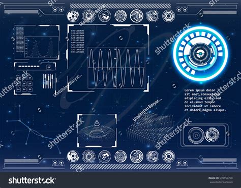 Futuristic Modern Hud User Interface Future Stock Vector Royalty Free