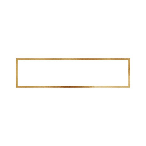 Gold Rectangle Pngs For Free Download