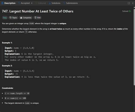 Laukeek R On Linkedin 100daysofcode 100daysofcode Leetcodechallenge Algorithms Leetcode747